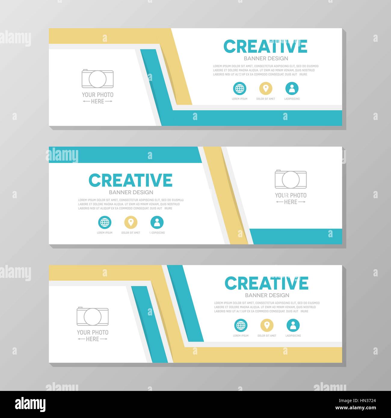 Vector geometric cover header background template for website design ...