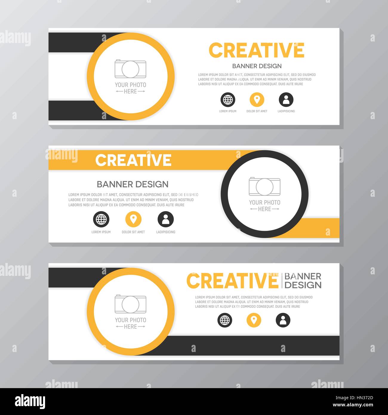 Vector geometric cover header background template for website design ...