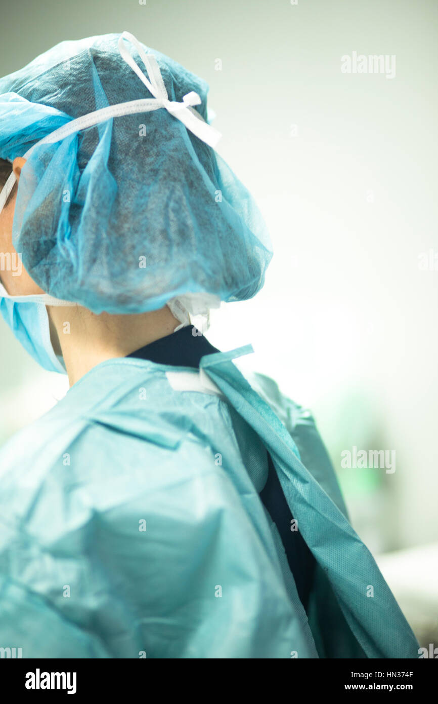 Hospital ward emergency room operating theater and modern equipment ...