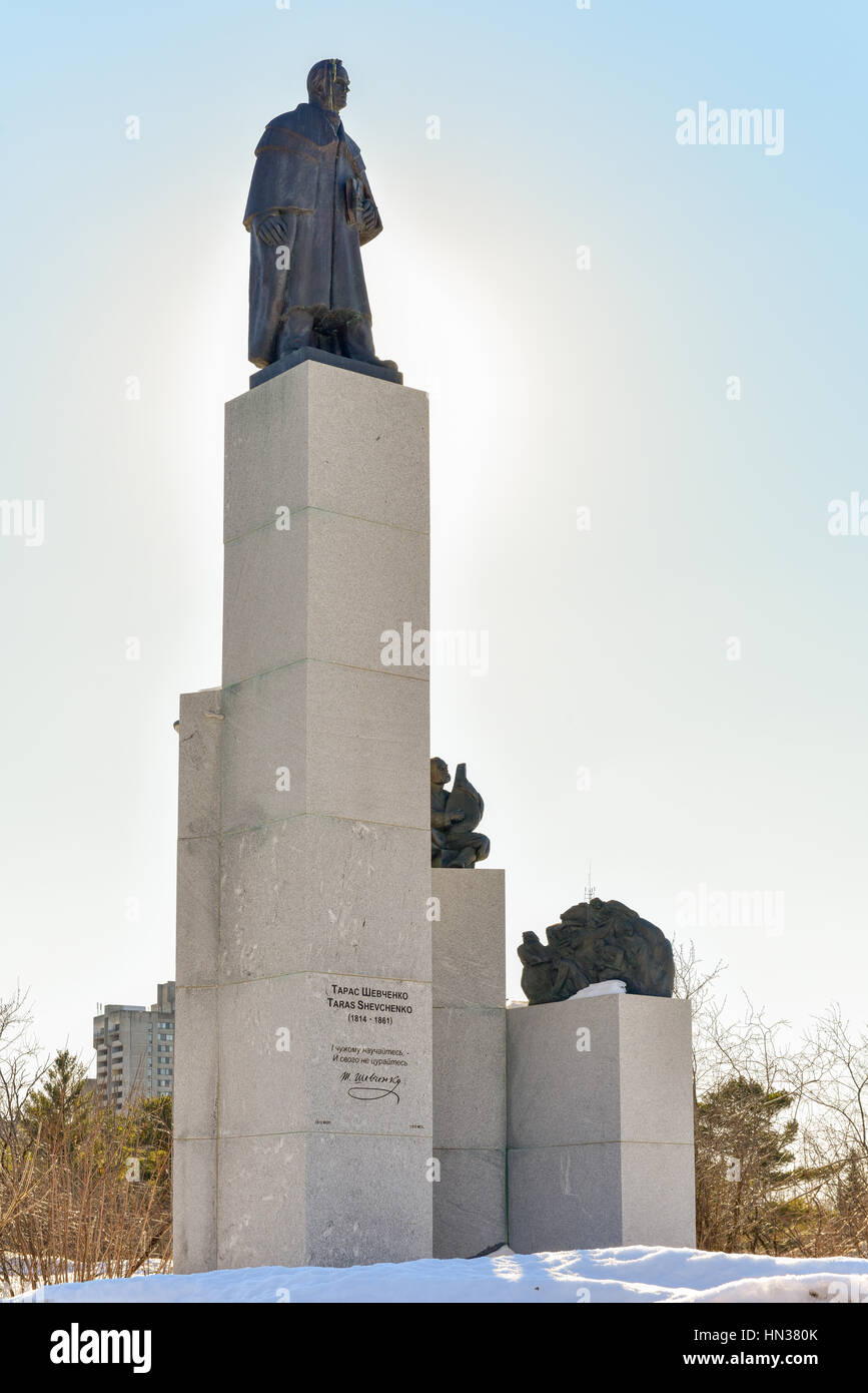 The Shevchenko Monument is a bronze and granite monument of Taras ...