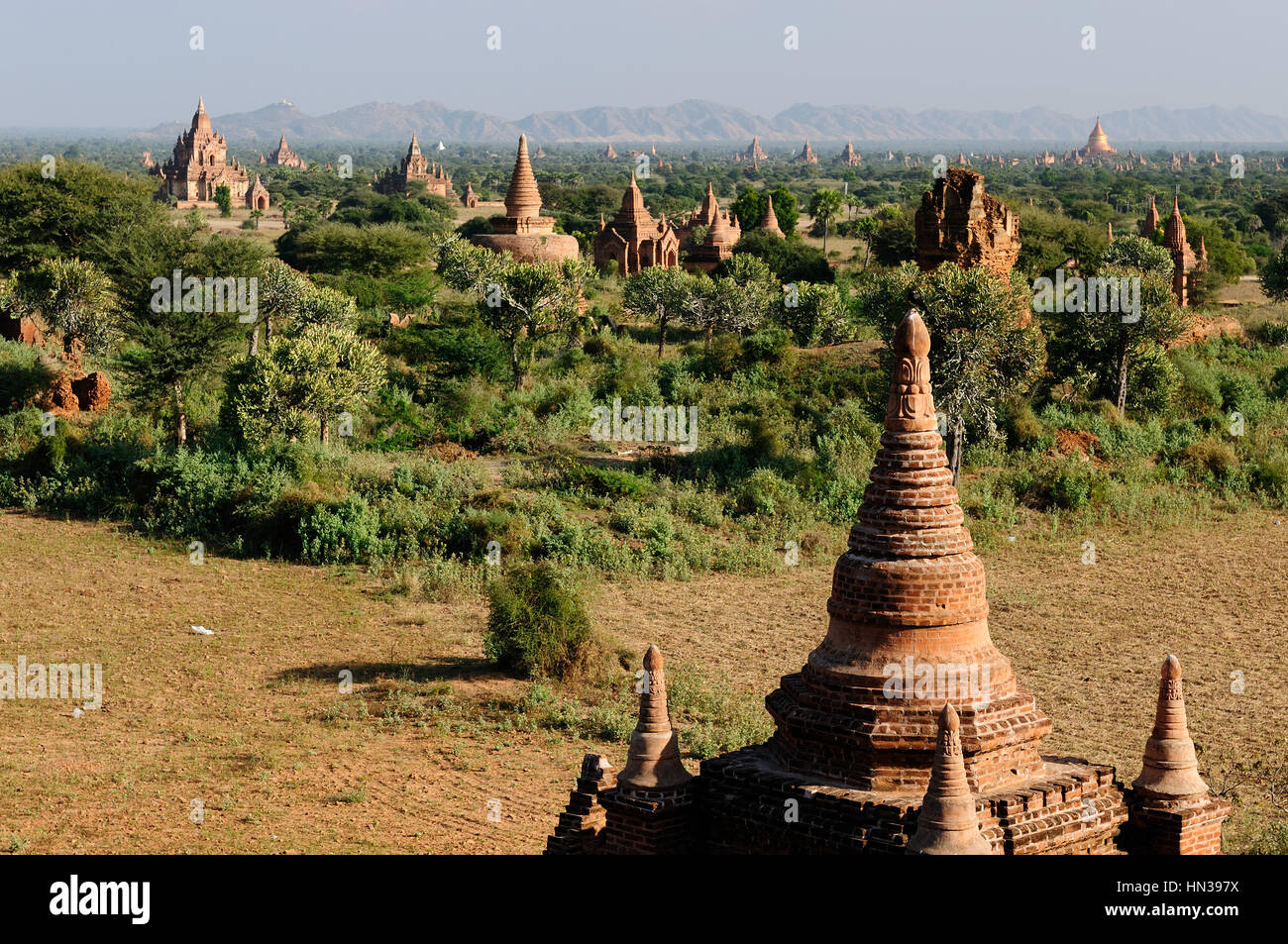 Myanmar (Burma), Temple of Bagan Stock Photo - Alamy