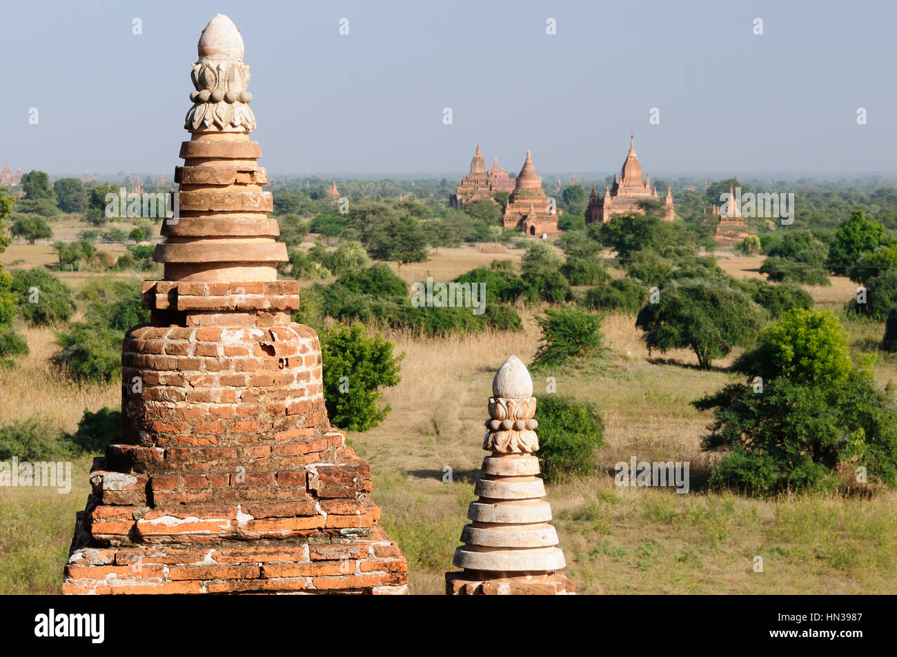 The ruins of the temples in Bagan, Myanmar (Burma Stock Photo - Alamy