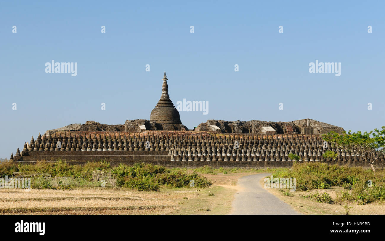 Myanmar (Burma), Mrauk U temples. Kothaung Temple - one of the Mrauk U ...