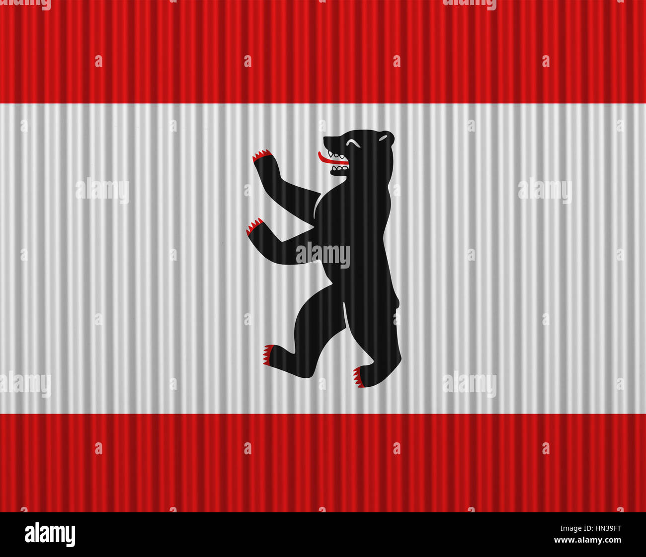 Textured flag of Berlin in nice colors Stock Photo - Alamy