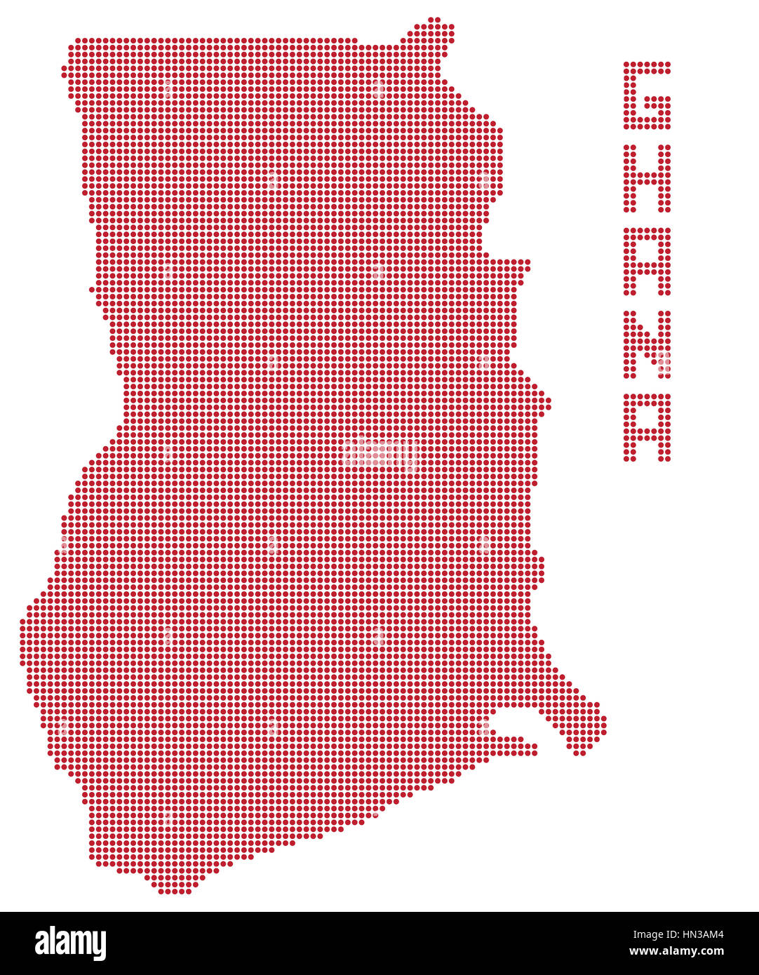 Map of ghana hi-res stock photography and images - Alamy