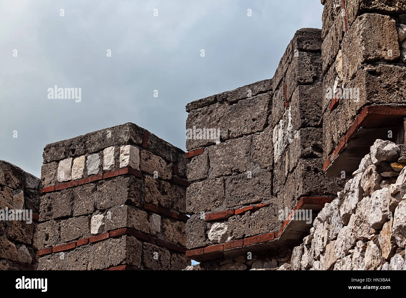 The old fort built of stone Stock Photo - Alamy