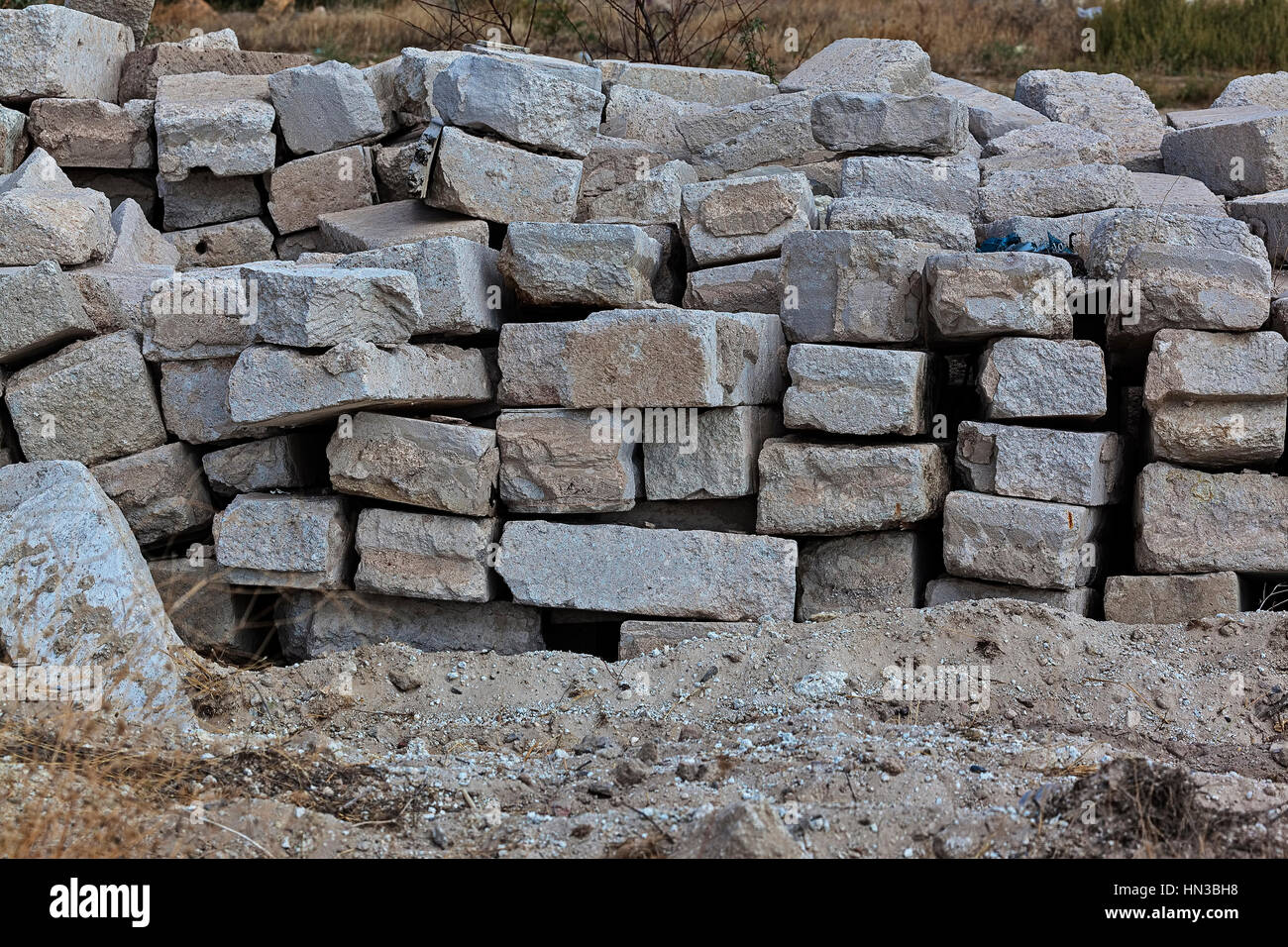 Piles of stone hi-res stock photography and images - Alamy