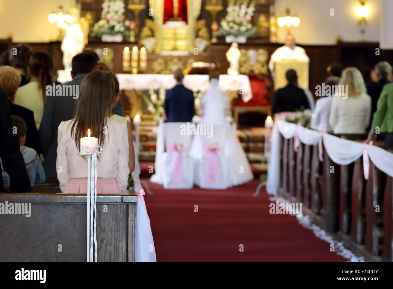 Young couple getting married hi-res stock photography and images - Alamy
