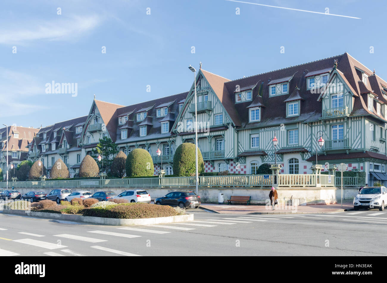 Hotel Le Barriere Le Normandy in the elegant French resort of Deauville ...