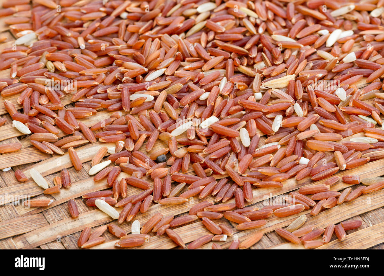 Unpolished red rice hi-res stock photography and images - Alamy