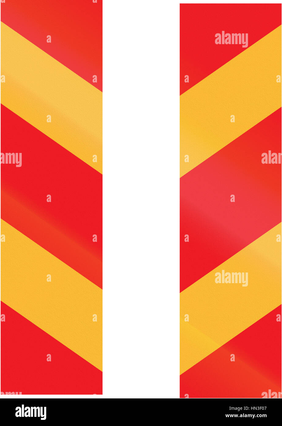 Road sign used in Sweden - Limited access on side marker Stock Photo ...