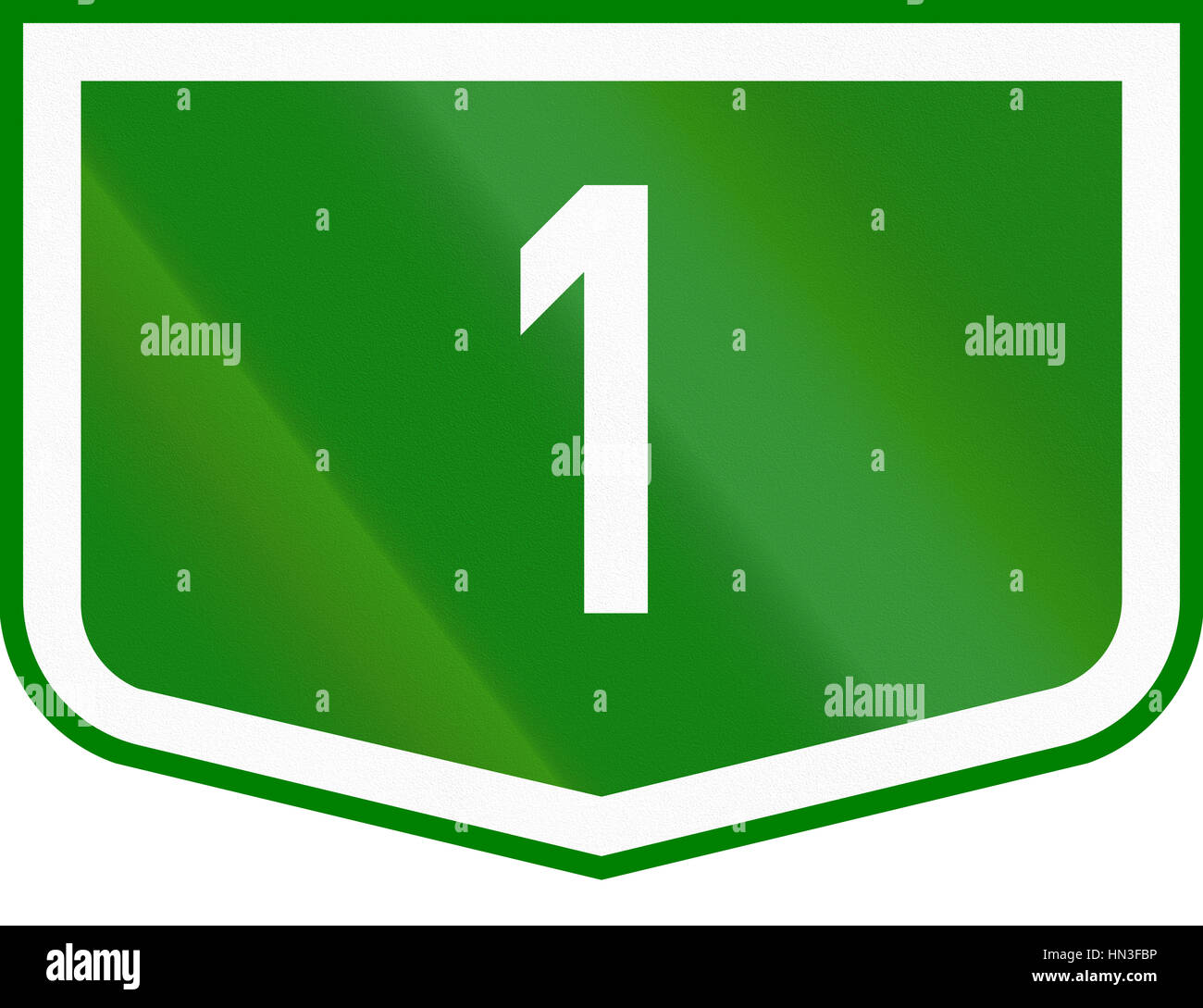Route shield of a numbered main road in Hungary Stock Photo - Alamy
