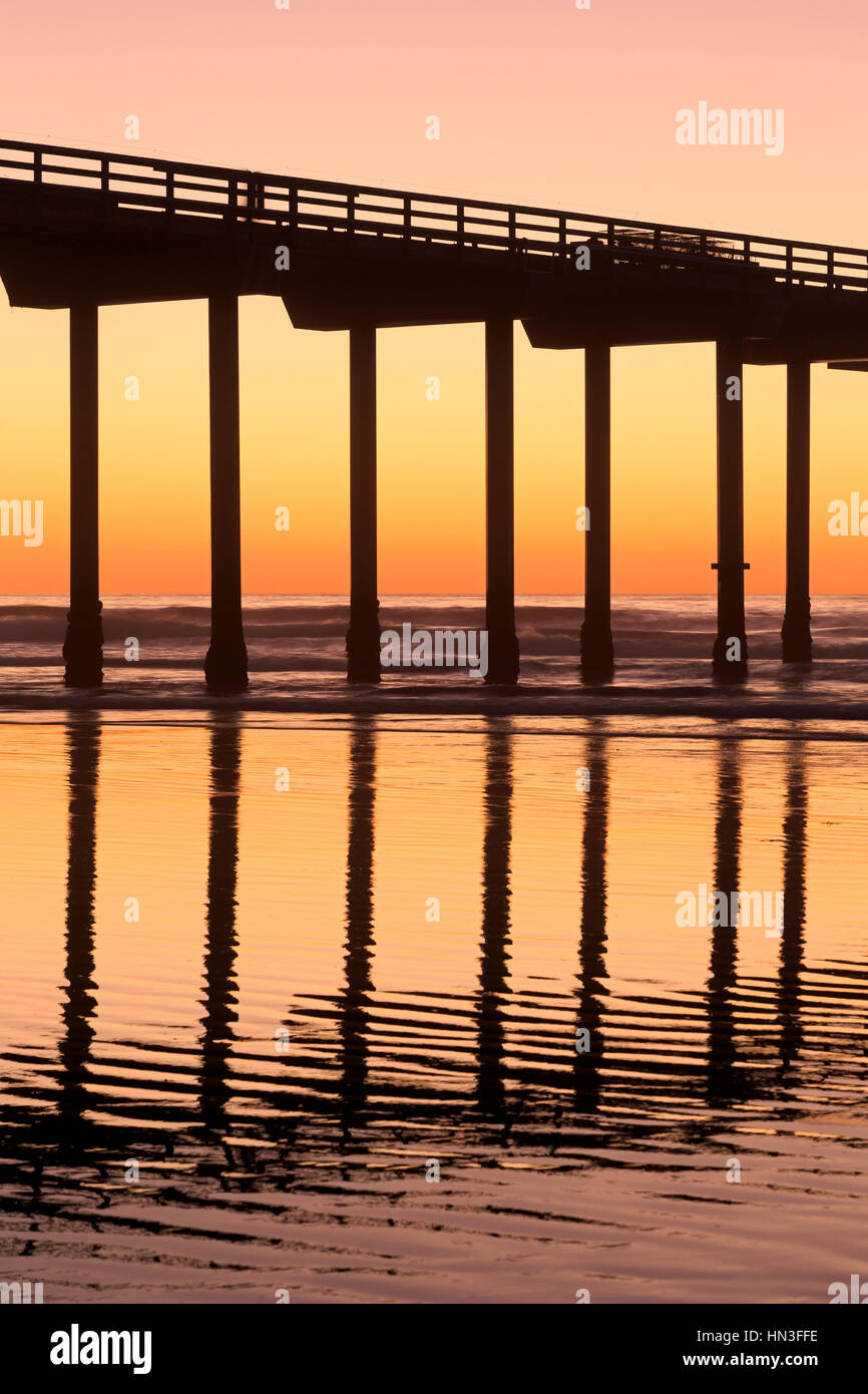 Scripps Pier, La Jolla, San Diego, california, USA Stock Photo - Alamy