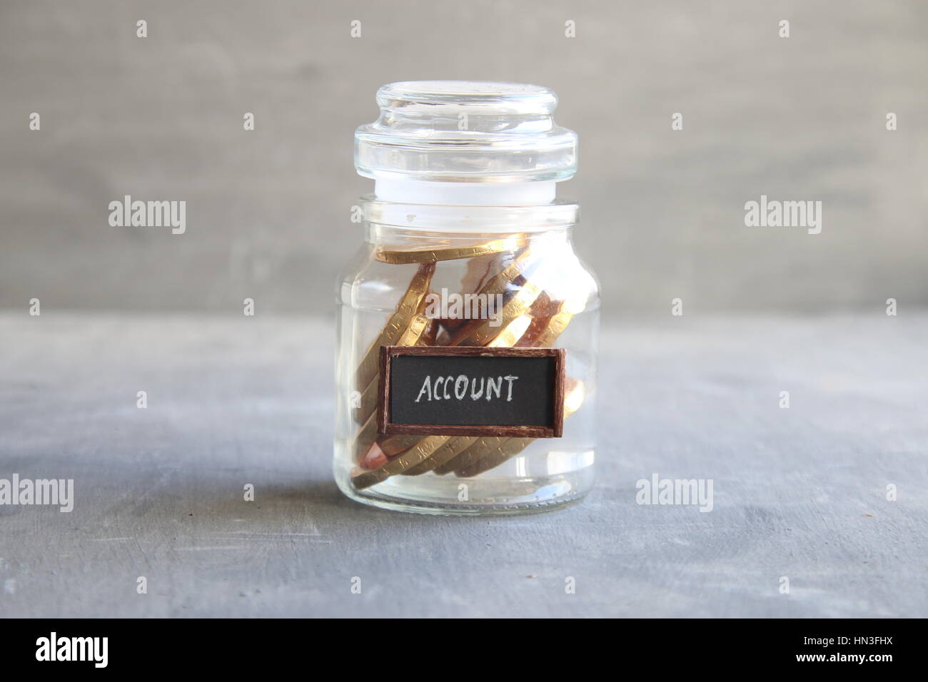 Bank Account Banking Financial Savings idea Stock Photo - Alamy