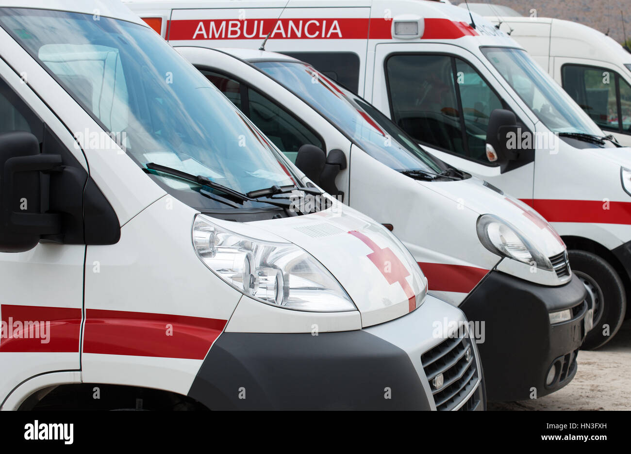 Spanish ambulance hi-res stock photography and images - Alamy