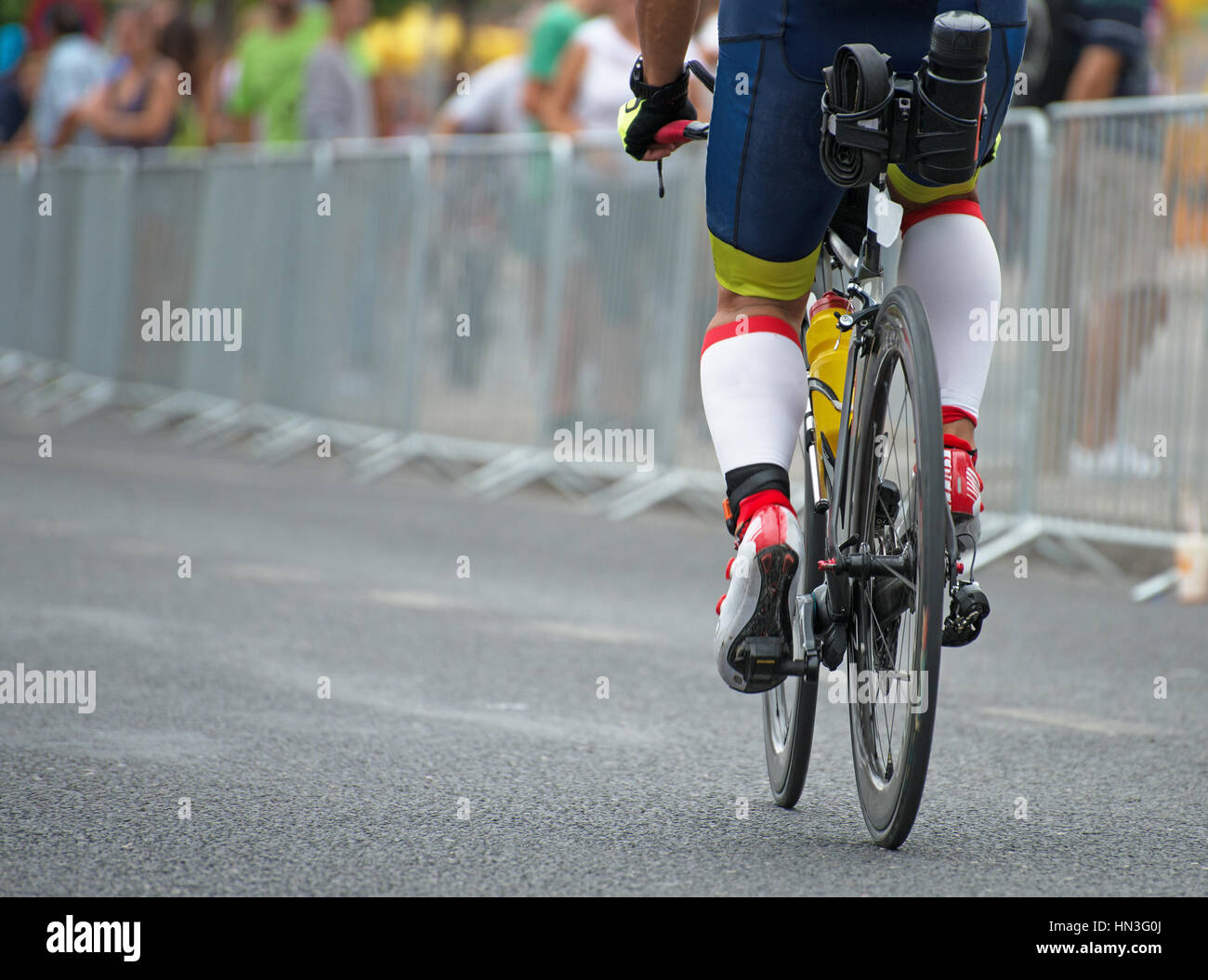 Cyclist leg hi-res stock photography and images - Alamy
