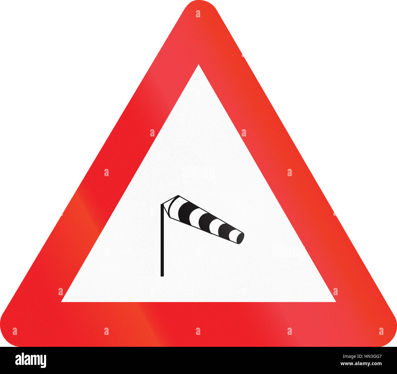 Side wind road sign warning hi-res stock photography and images - Alamy