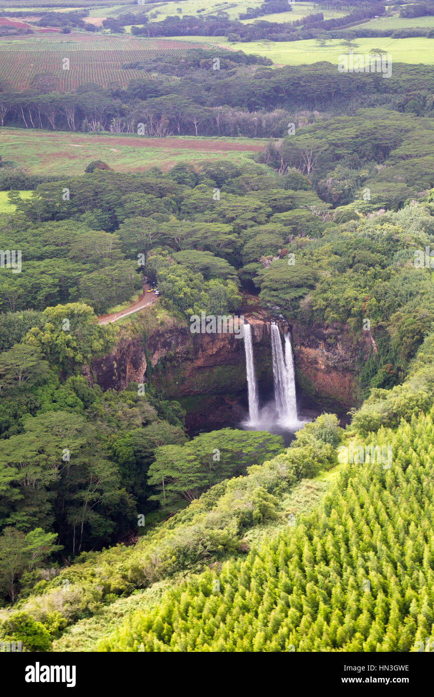 Wailua falls hawaii hi-res stock photography and images - Alamy