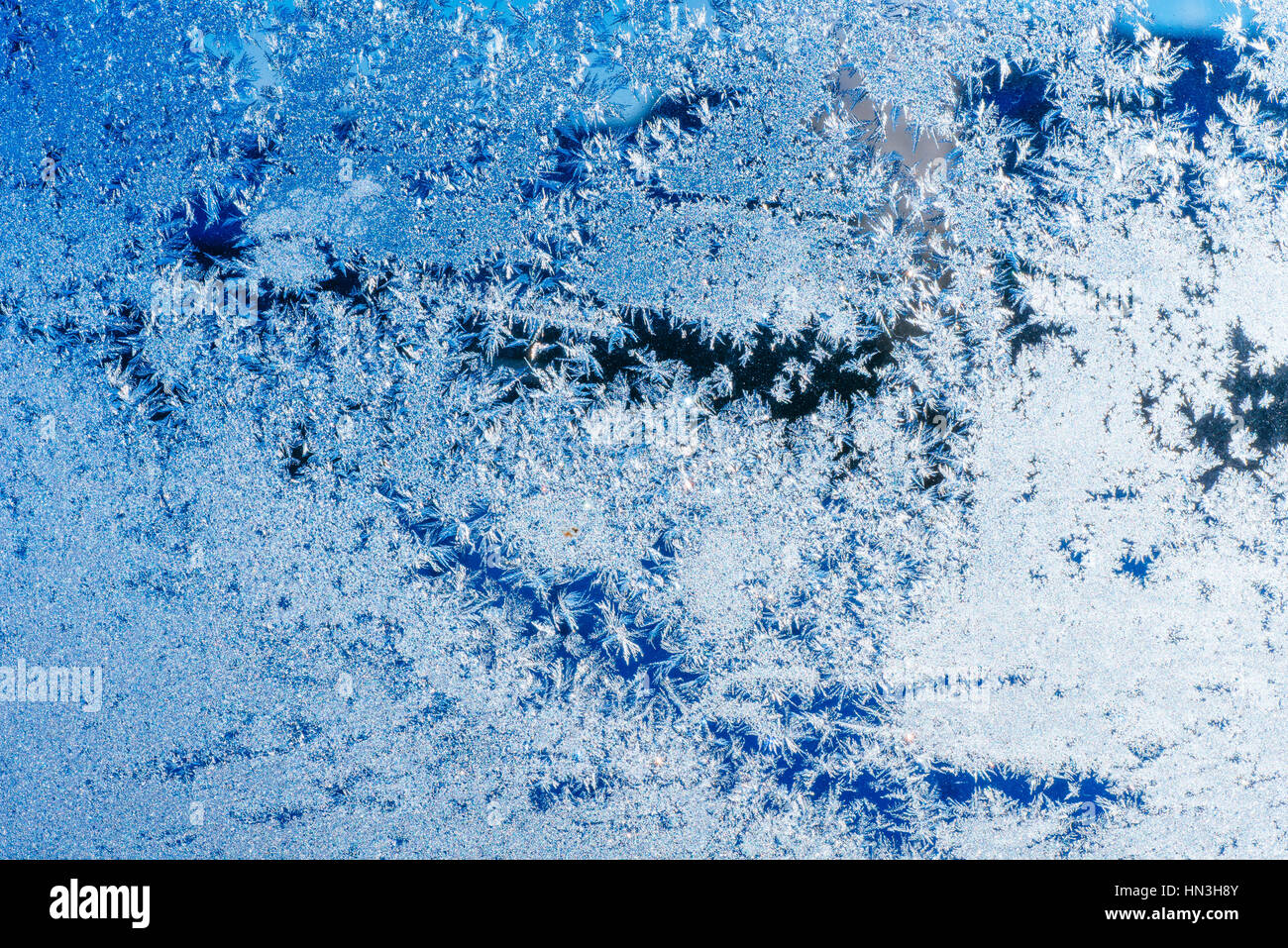 texture of patterns on frozen window Stock Photo - Alamy