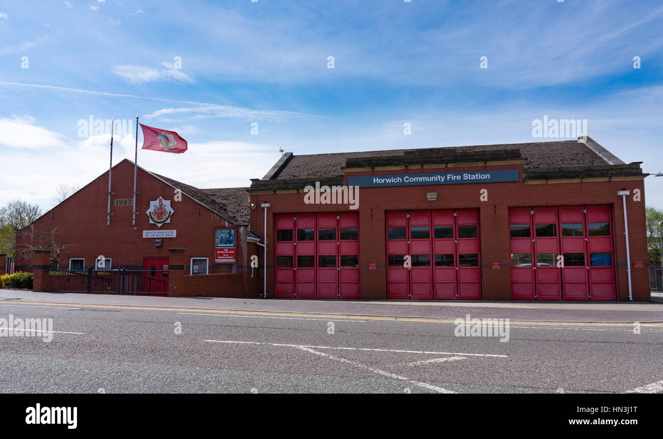 Horwich Community Fire Station Stock Photo - Alamy