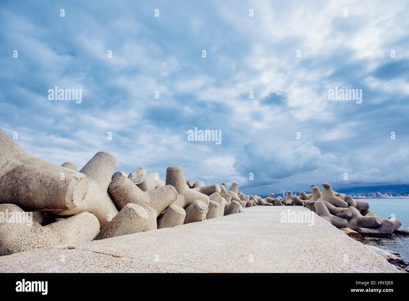 Port of Santa Maria Maggiore in Milazzo town Stock Photo - Alamy