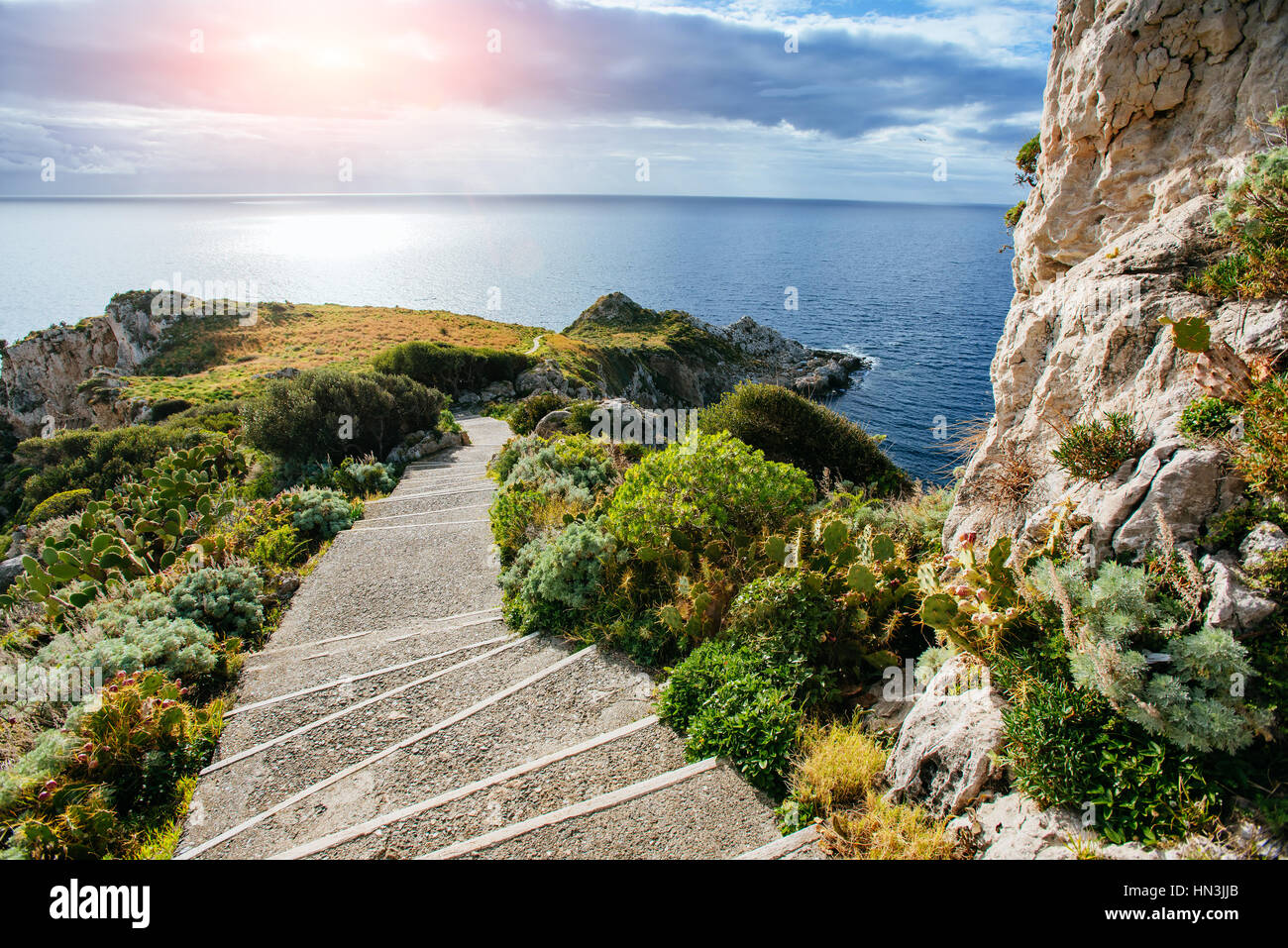 Beautiful cape milazzo italy hi-res stock photography and images - Alamy