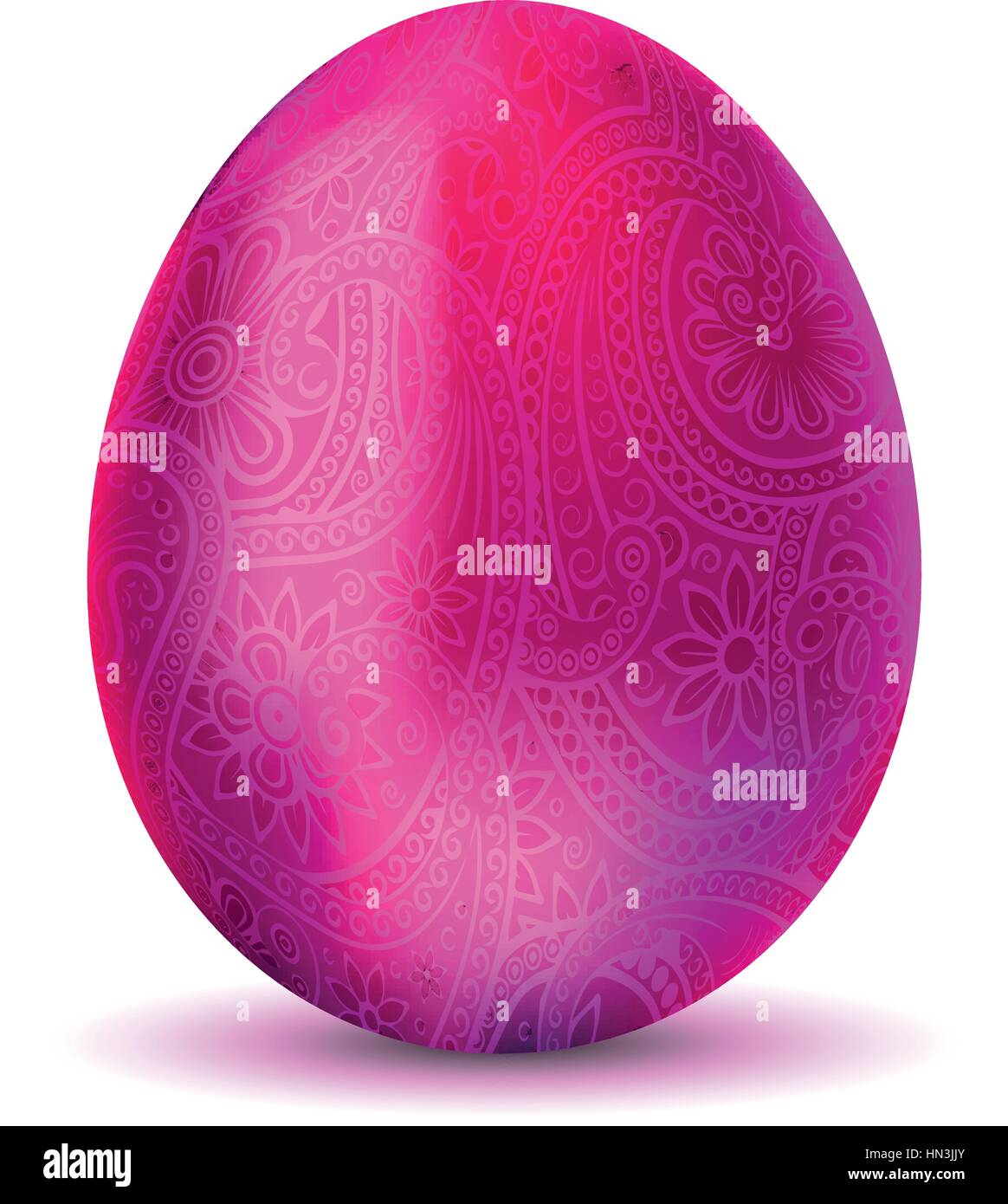 Luxurious metallic red Easter egg Stock Vector Image & Art - Alamy