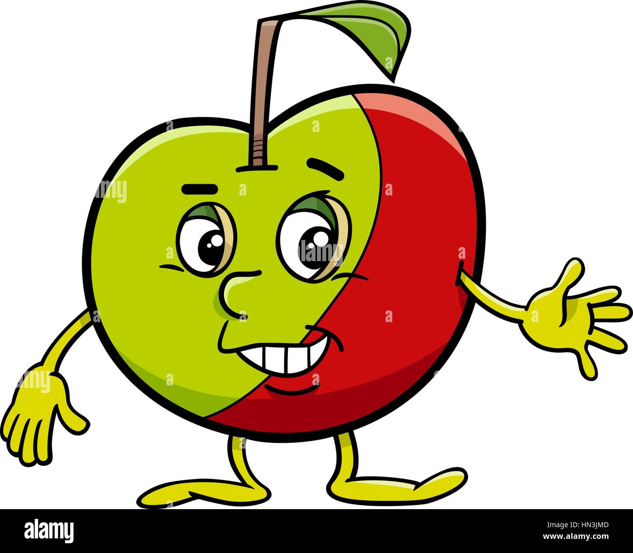 Apples illustrations Stock Vector Images - Alamy
