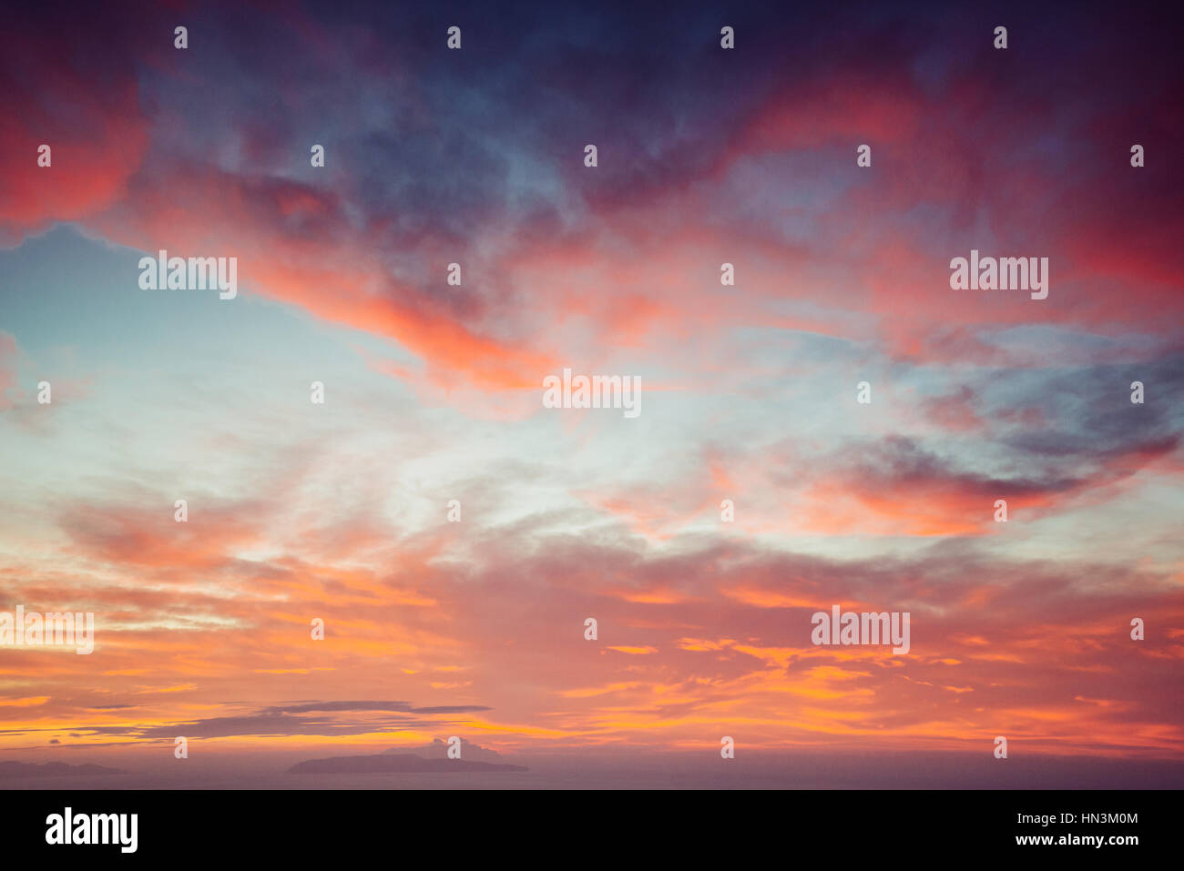 color pink sunset Stock Photo - Alamy
