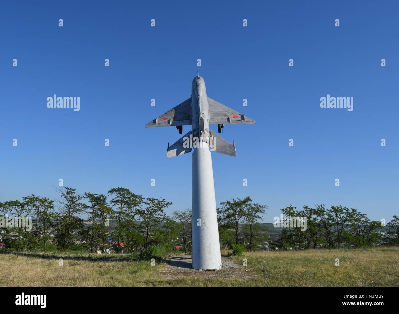 Krymsk, Russia - August 21, 2016: Fighter aircrafts. Military airfield ...