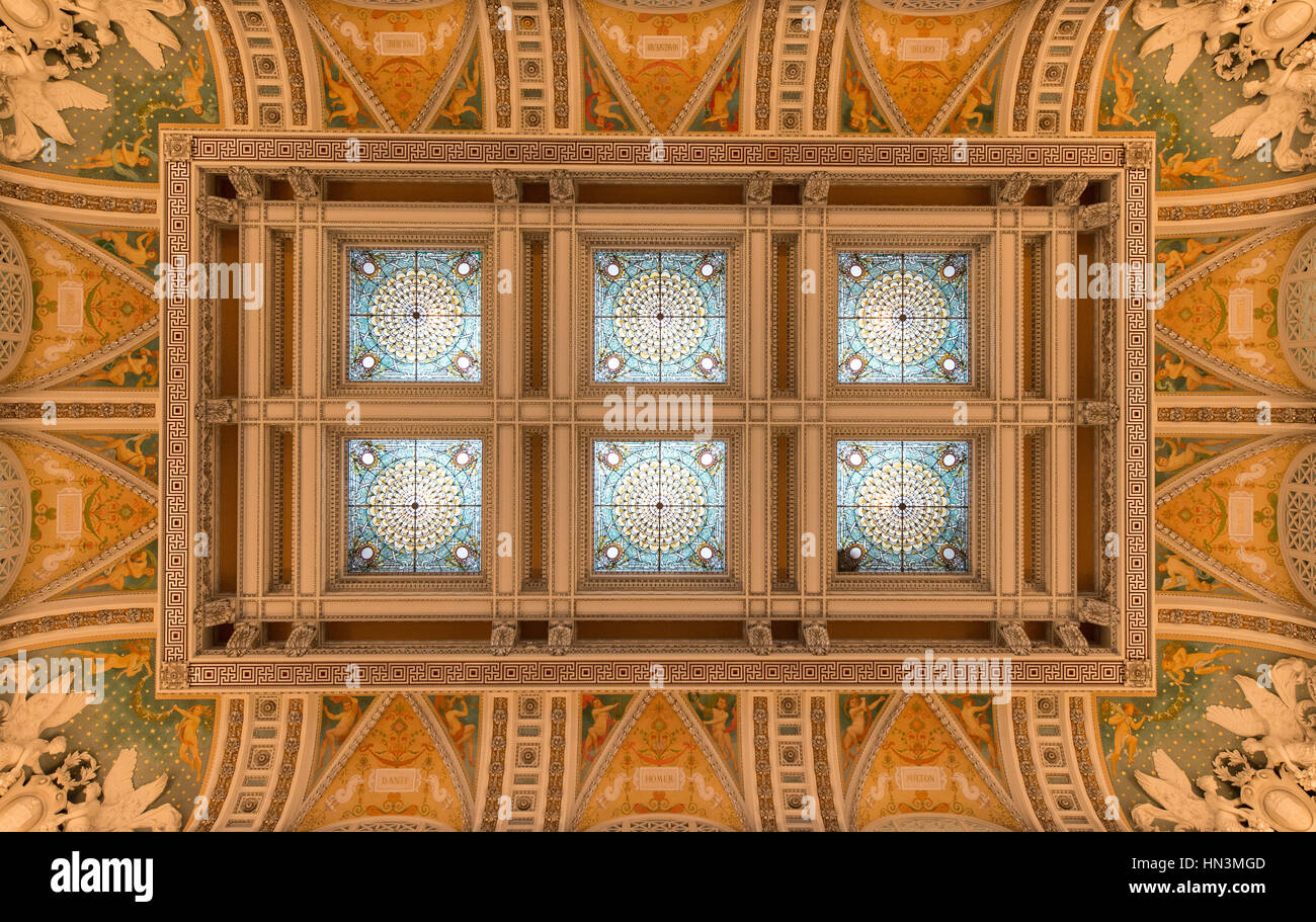 Roof of the Library of Congress Stock Photo - Alamy