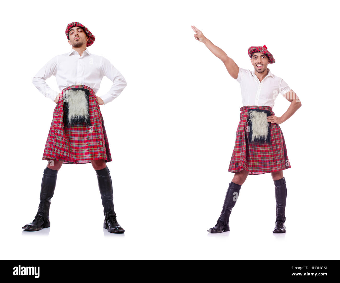 Scottish traditions concept with person wearing kilt Stock Photo - Alamy