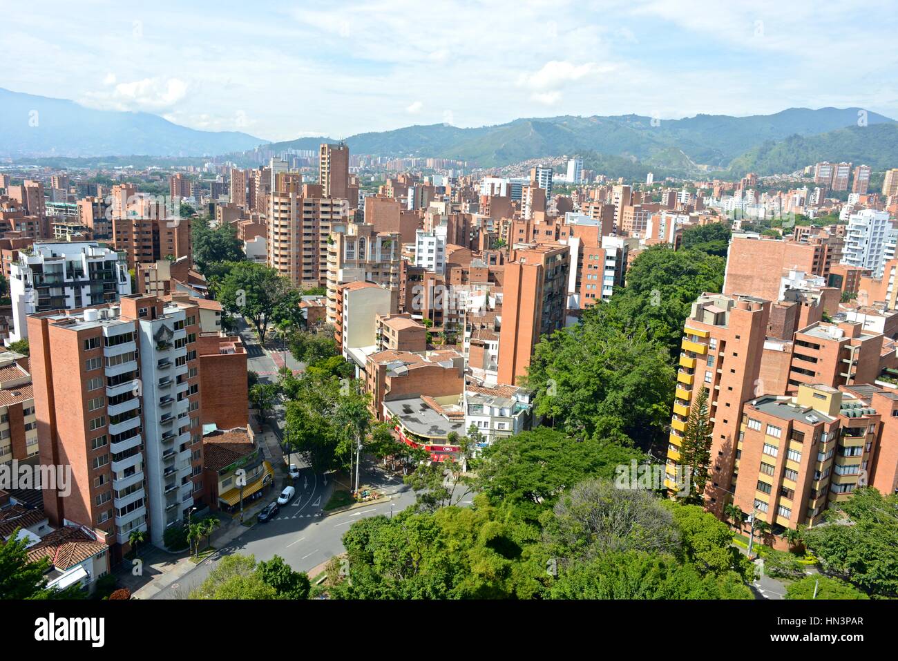 Cityscape of Medellin, Colombia Stock Photo - Alamy