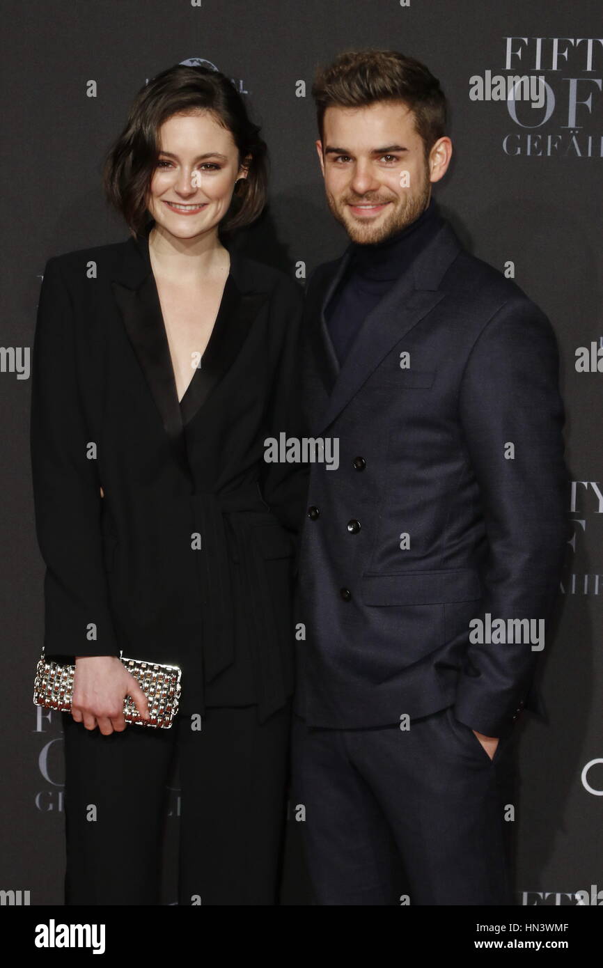 Hamburg, Germany. 7th Feb, 2017. Lea van Acken and Lucas Reiber ...