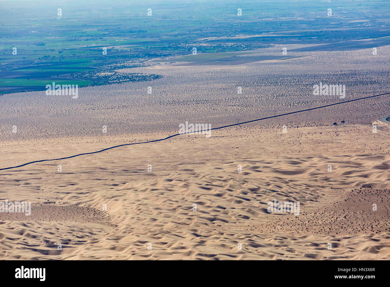 Yuma, Arizona, USA. 31st Jan, 2017. An aerial photo of the US-Mexico ...