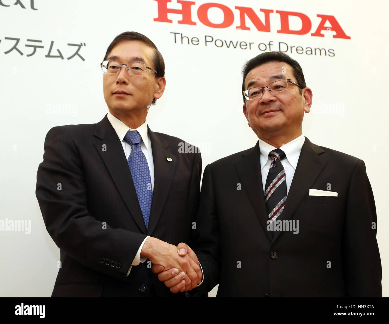 Tokyo, Japan. 7th Feb, 2017. Japan's Honda Motor president Takahiro ...