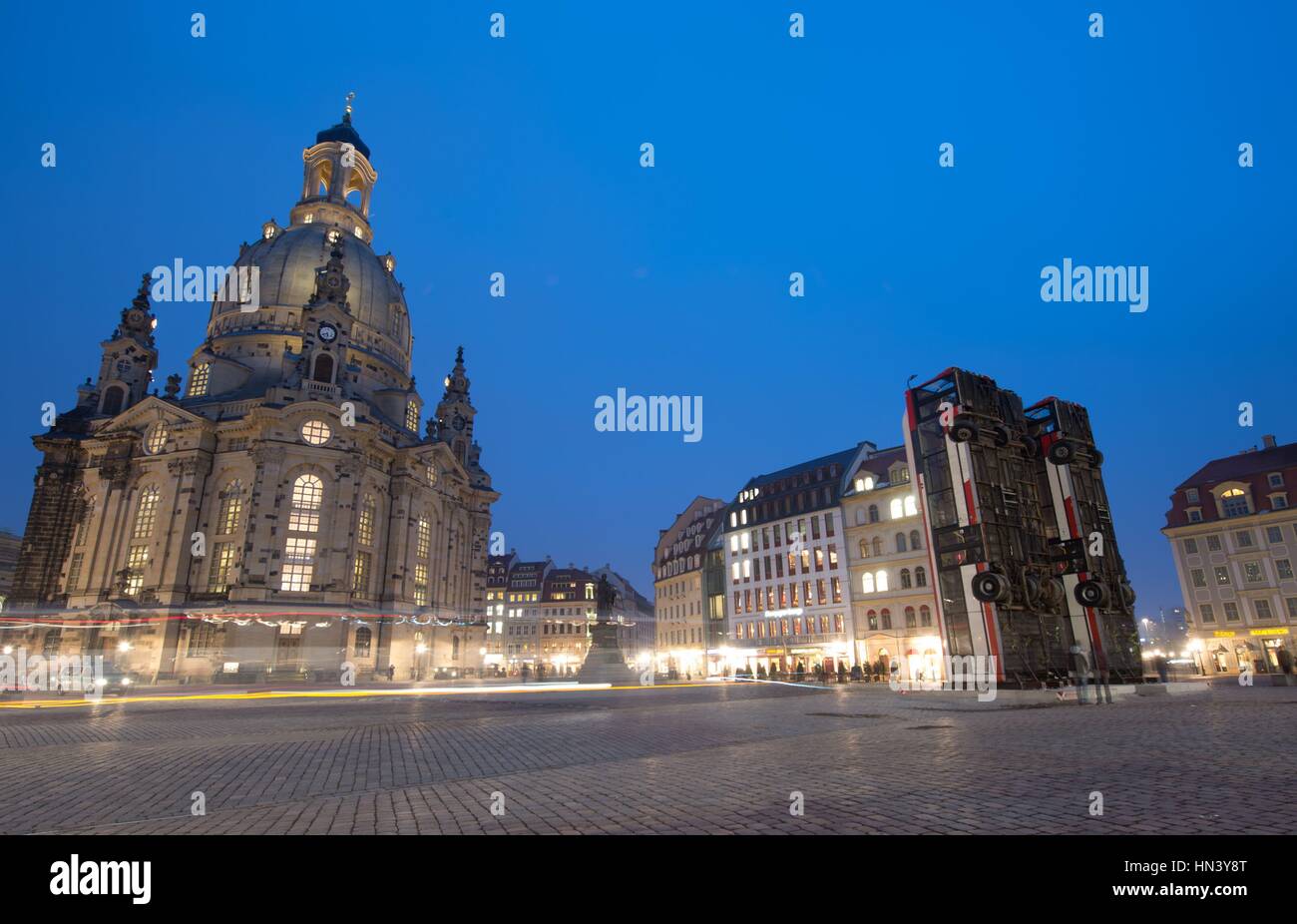 Dresden, Germany. 7th Feb, 2017. The artwork "Monument" from the Syrian ...