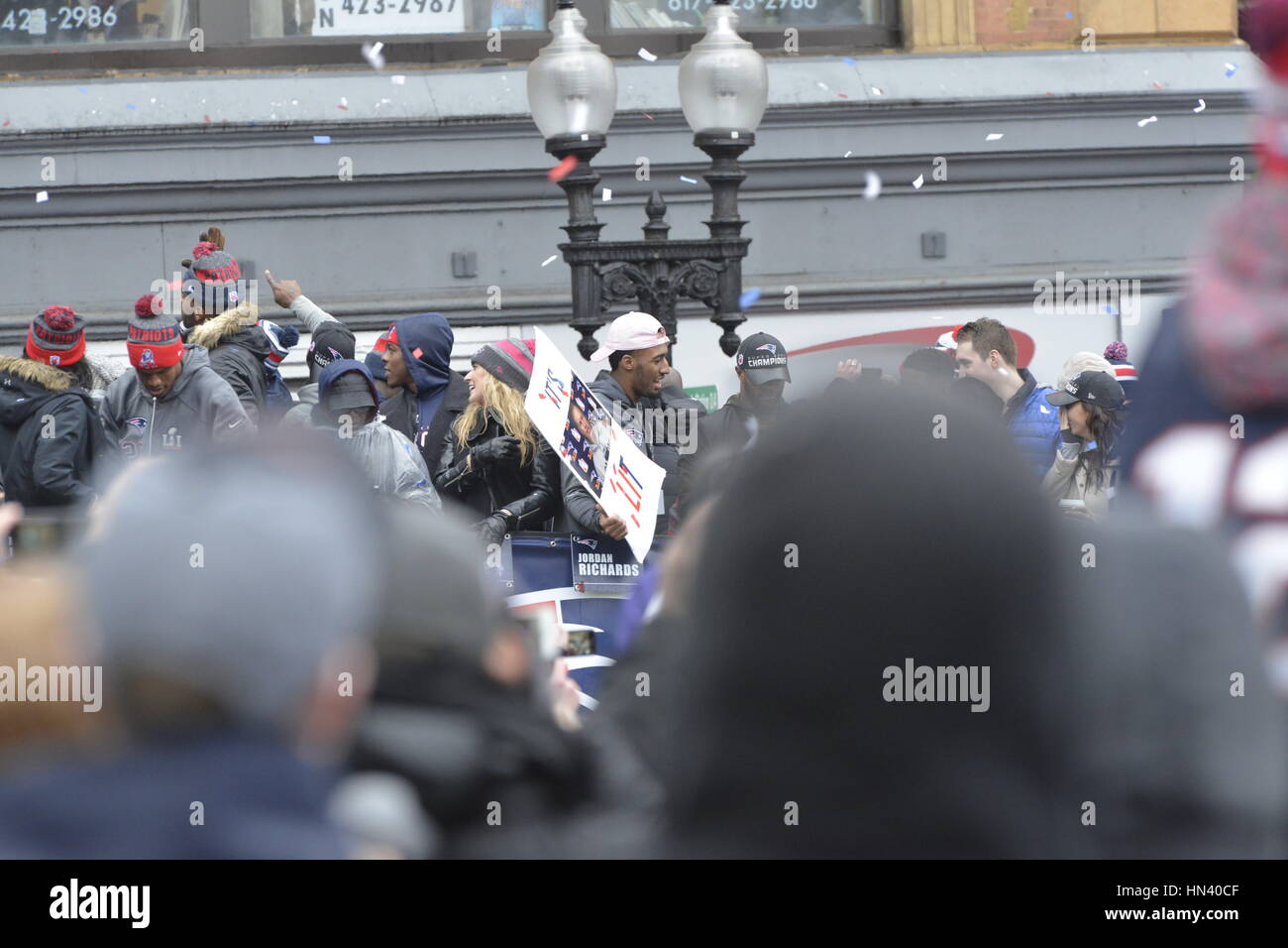 Boston, Massachusetts, USA. 7th Feb, 2017. Fans have come out in a ...