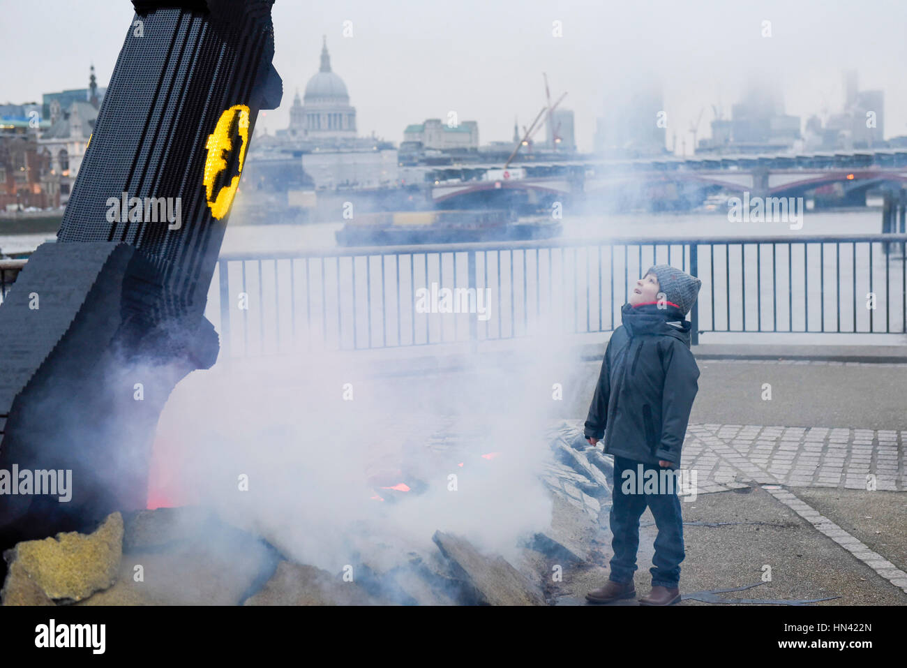 Child aged 7 batman hi-res stock photography and images - Alamy