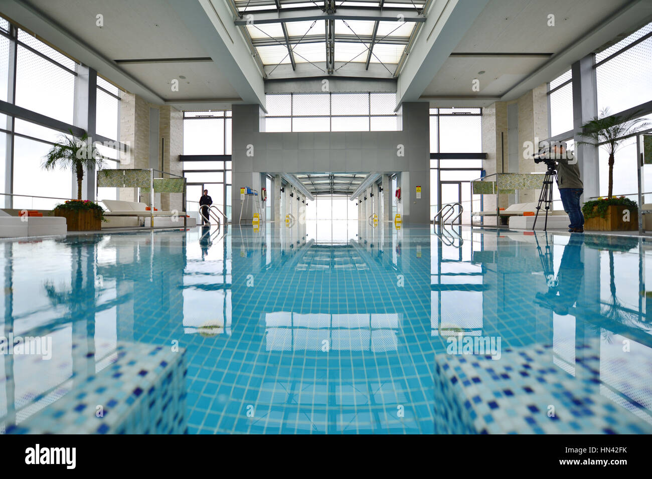 Glass Swimming Pool Shanghai High Resolution Stock Photography and ...
