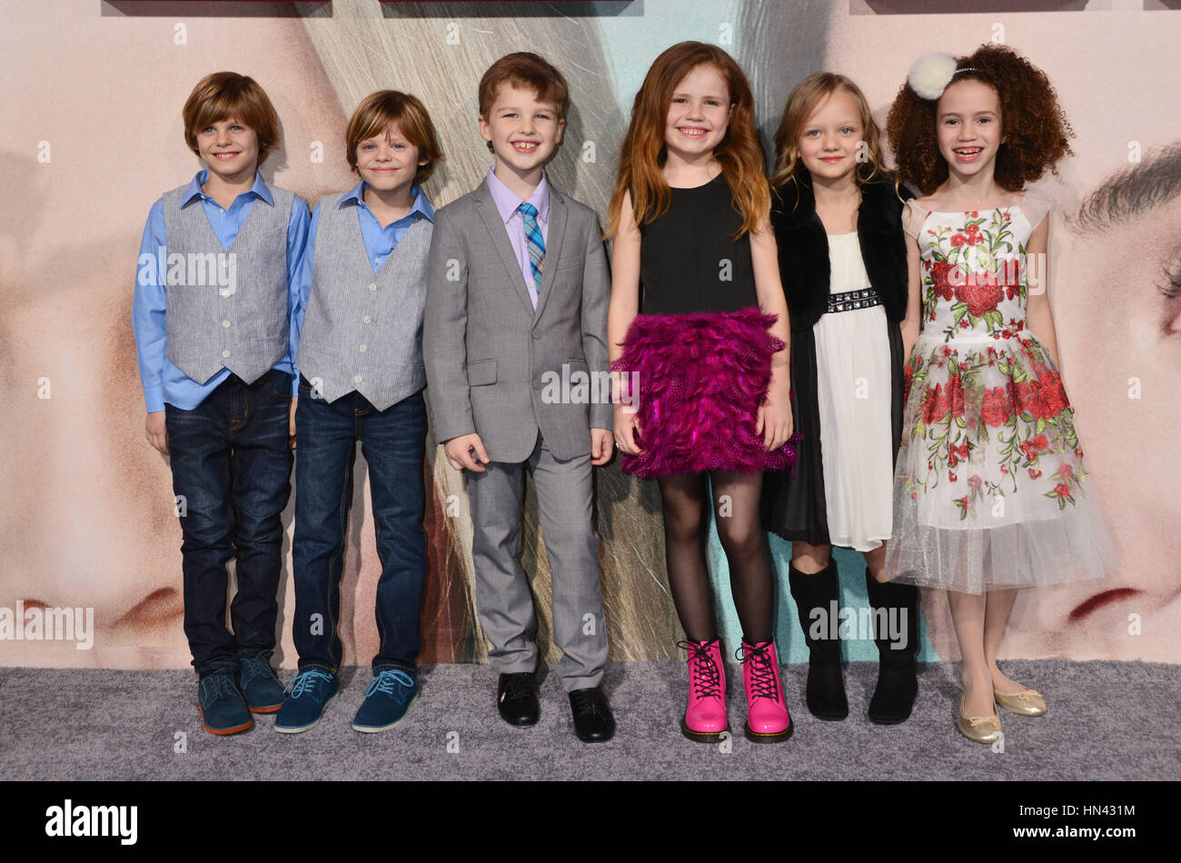 Los Angeles, USA. 07th Feb, 2017. Ian Armitage, Cameron Crovetti ...