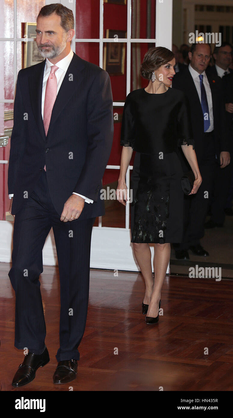 Spanish King Felipe VI and Queen Letizia at the 30th anniversary ...