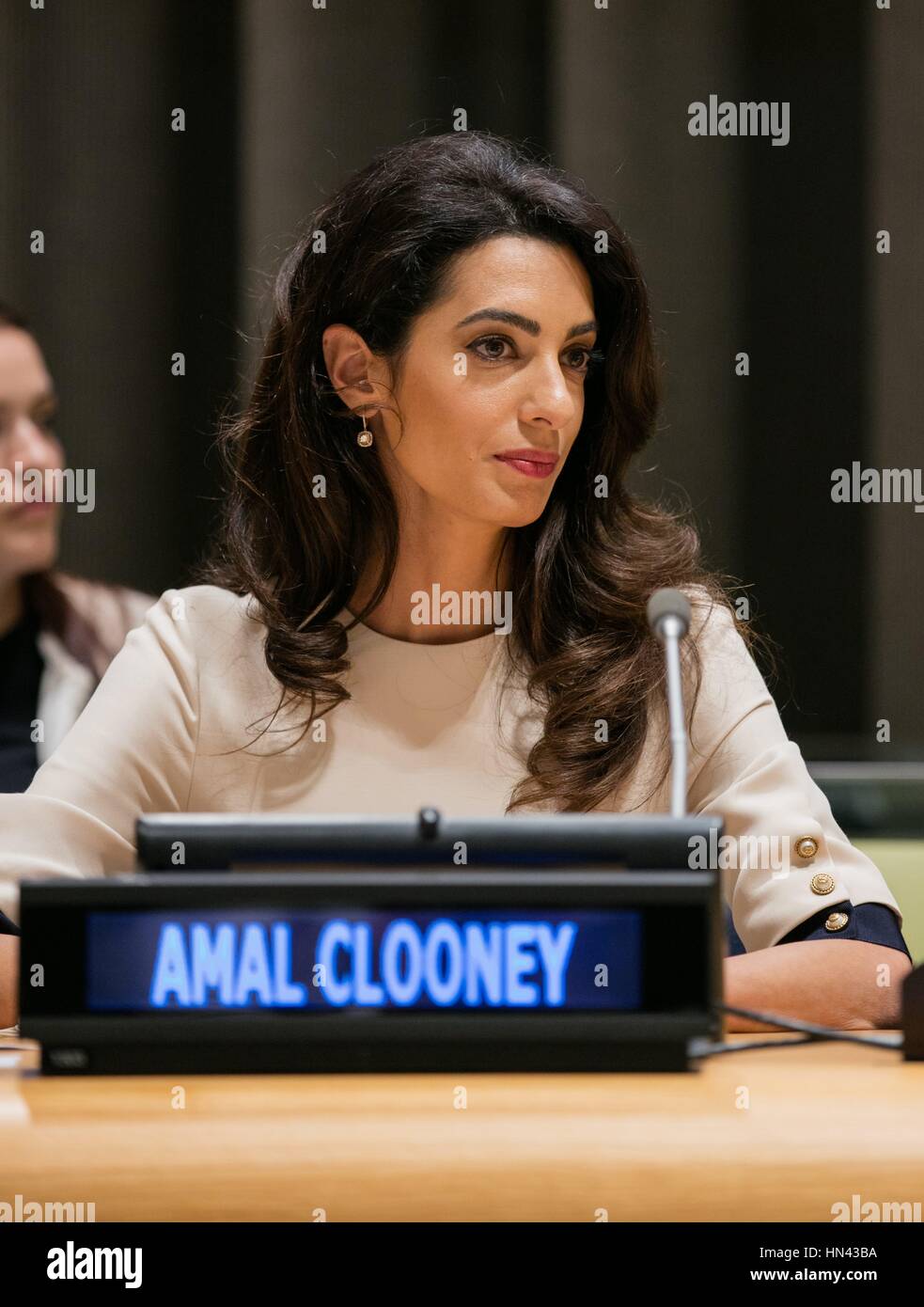 United Nations, New York, USA, September 16 2016 - Amal Clooney ...