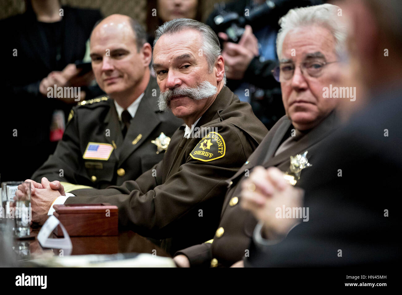 Richard Stanek, sheriff from Hennepin County, Minnesota, from left ...
