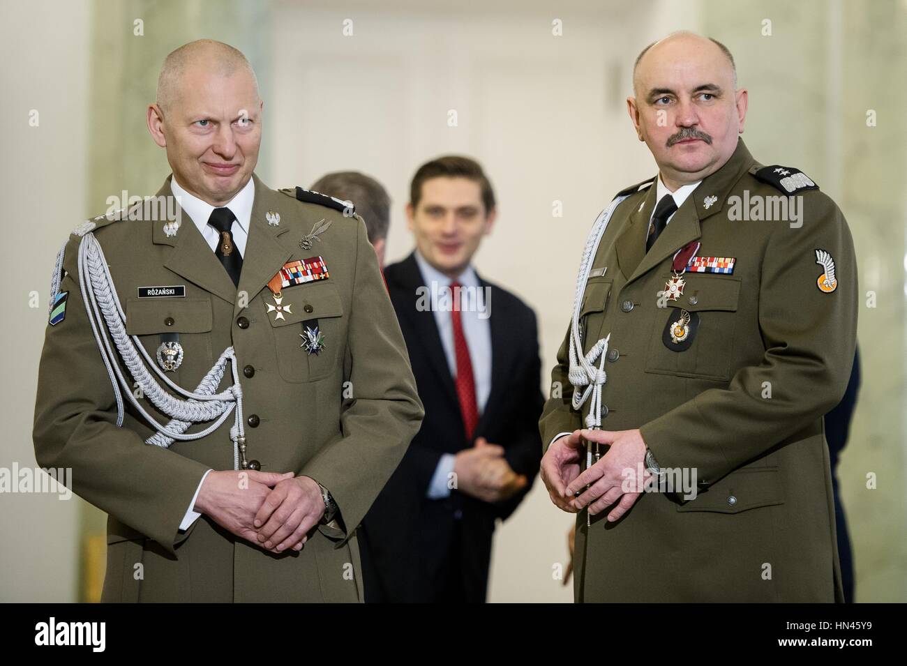 Warsaw, Poland. 08th Feb, 2017. President of Poland Andrzej Duda ...