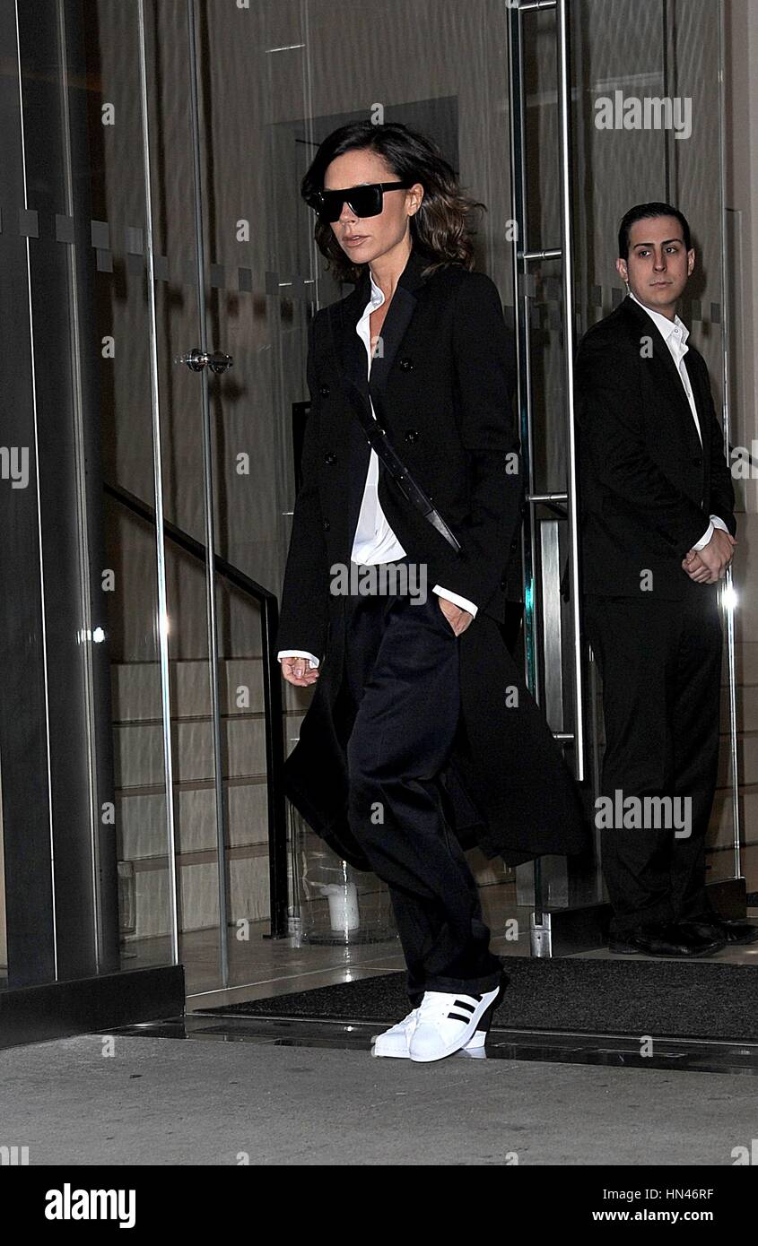 New York, NY, USA. 8th Feb, 2017. Victoria Beckham out and about for ...