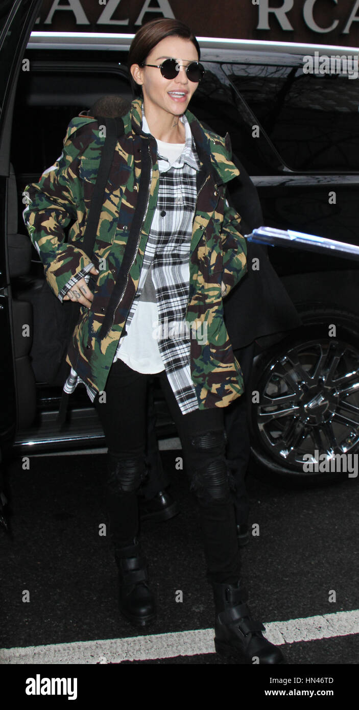New York, NY, USA. 8th Feb, 2017. Ruby Rose seen at NBC's Today Show in ...