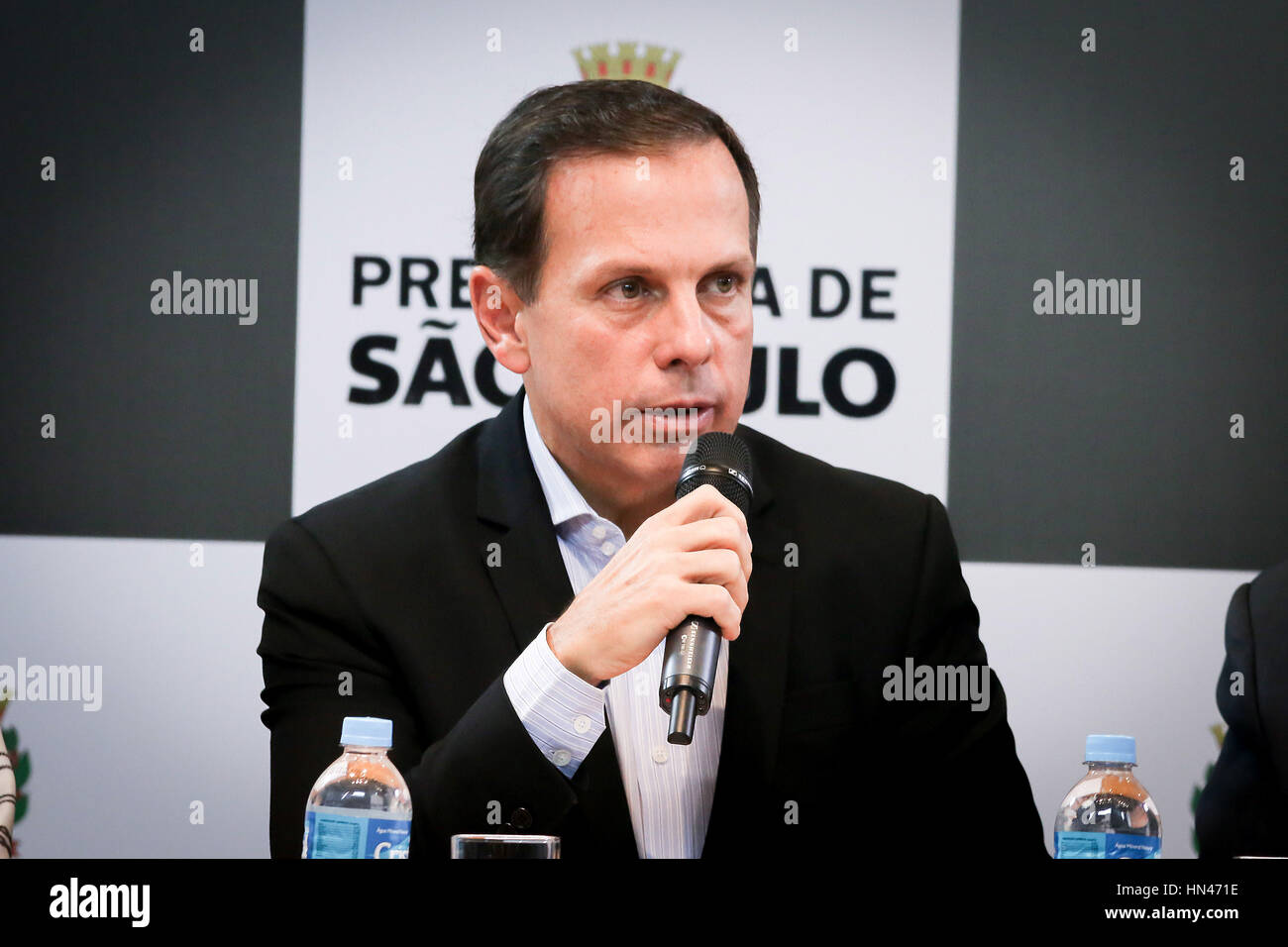Sao Paulo, Brazil. 8th Feb, 2017. The mayor of Sao Paulo, Joao Doria ...