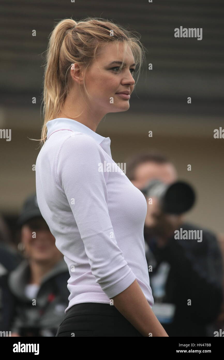 Pebble Beach, California, USA. 8th Feb, 2017. Kelly Rohrbach, model ...