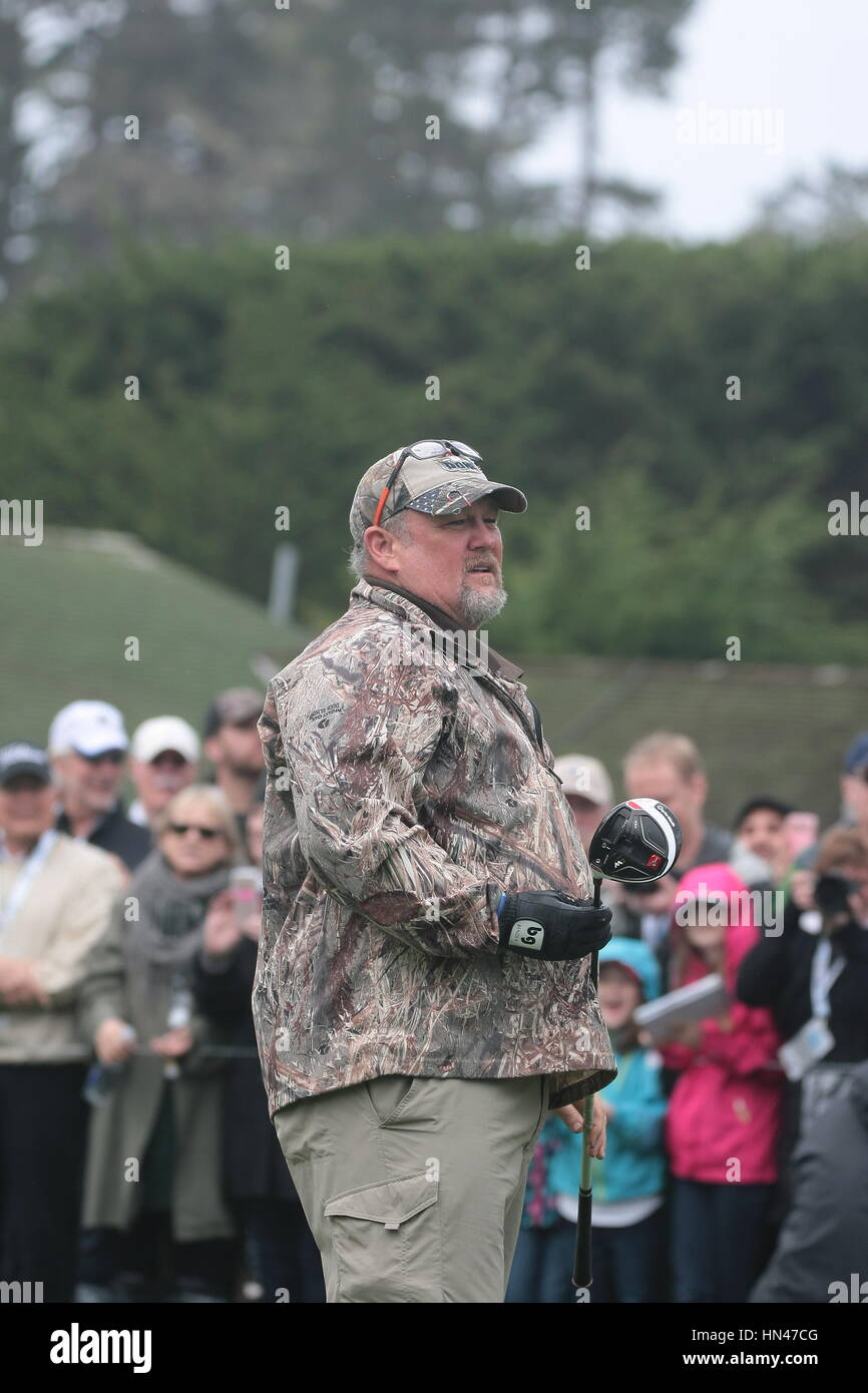 Pebble Beach, California, USA. 8th Feb, 2017. Larry the Cable Guy tee's ...